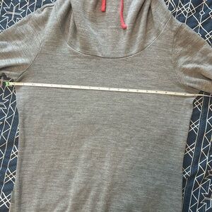 Icebreaker | Sweaters | Merino Wool Icebreaker Gray And Pink Turtleneck ...